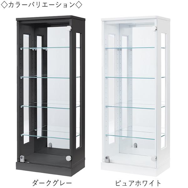 【送料無料】 コレクションケース 飾り棚 幅40cm 奥行25cm 高さ100cm 棚4枚 背面ミラー付 鍵付 グレー ホワイト SI-0386 : カグロー Yahoo!店 - 通販 ...