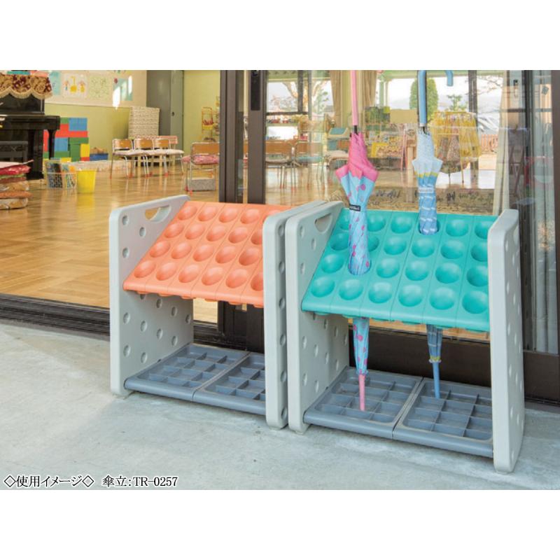 傘立て アンブレラスタンド 傘収納 シュート式 48本収納タイプ グリーン 緑 グレー 灰 オレンジ 橙 TR-0259 : カグロー Yahoo!店 - 通販 - Yahoo!ショッピング