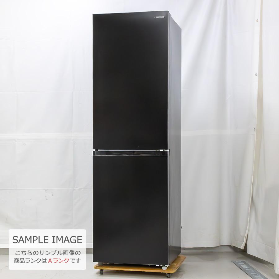 IRIS OHYAMA アイリスオーヤマ 2ドア冷蔵庫 274L 2021-23年製 IRSN-27A 徹底除菌クリーニング済み 中古 搬入付き 長期180日保証 右開き/ブラック/極美品 ...
