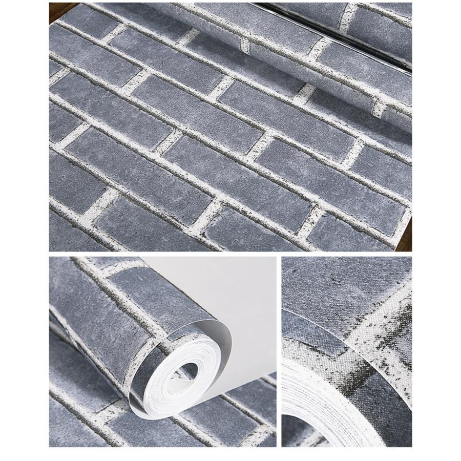 壁紙 アメリカン レトロ ノスタルジック 高級不織布 おしゃれ DIY リメイク 張り替え レンガ 補修 輸入壁紙 : KAGZ - 通販 - Yahoo!ショッピング