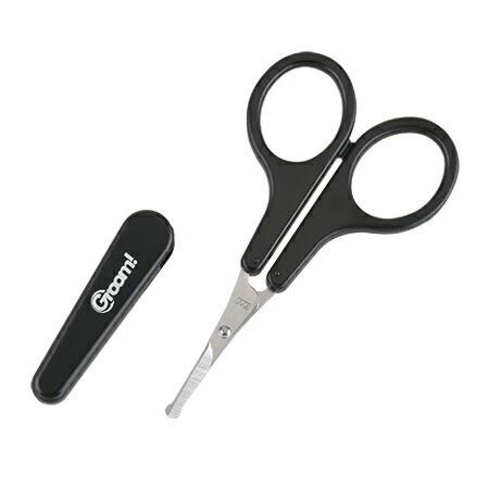 貝印 Groom! 薄刃セーフティハサミ メール便 [M便 1/1] 実用的 ギフト