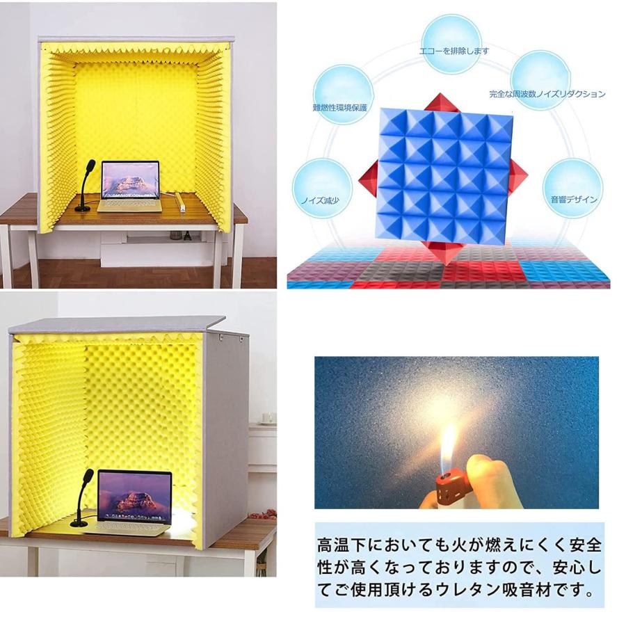 簡易防音個室、防音ブース 1人用 卓上 防音ボックス パーテーション