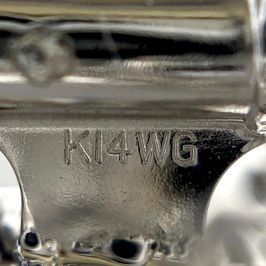 メレダイヤ デザインブローチ ホワイトゴールド ダイヤモンド ブローチ K18 K14 WG レディース 中古 ラッピング可 : リユースセレクトショップバイセル Yahoo!店 - 通販 ...