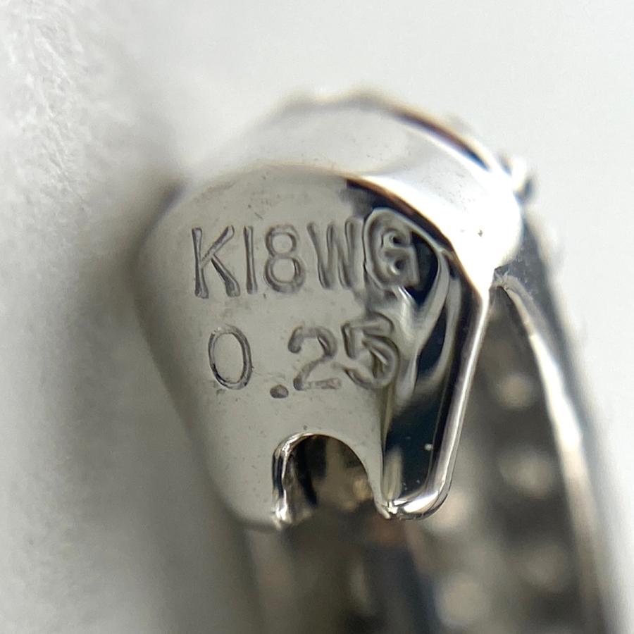 メレダイヤ デザインイヤリング WG ホワイトゴールド 2WAY ピアス イヤリング K18 WG ダイヤモンド レディース 中古 ラッピング可 : 1000069388360 : リユース ...