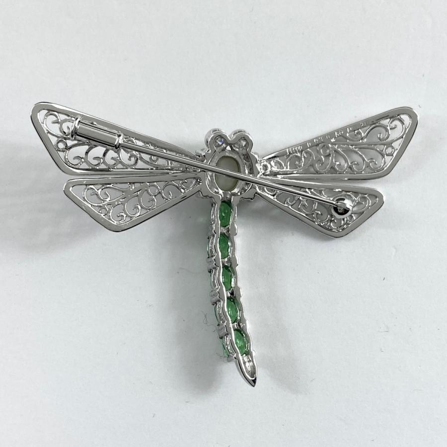 トンボモチーフ デザインブローチ プラチナ WG ホワイトゴールド キャッツアイ ブローチ Pt900 K14 レディース 中古 ラッピング可 : リユースセレクトショップバイセル Yahoo ...