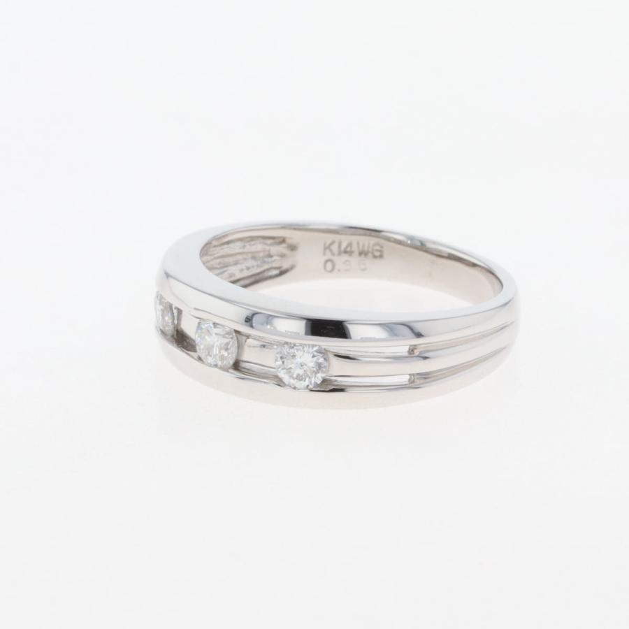 メレダイヤ デザインリング WG ホワイトゴールド 指輪 リング 12号 K14 ダイヤモンド レディース 中古 ラッピング可 : リユースセレクトショップバイセル Yahoo!店 - 通販 ...