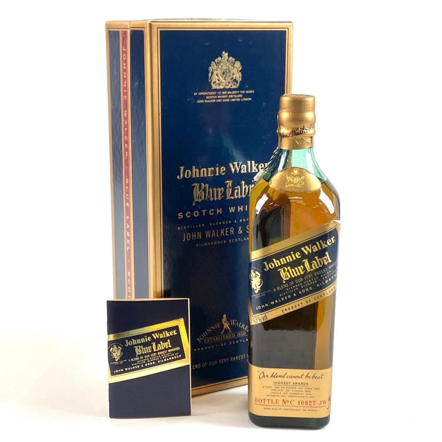 ジョニーウォーカー JOHNNIE WALKER ブルーラベル 750ml スコッチウイスキー ブレンデッド 古酒 : リユースセレクトショップバイセル Yahoo!店 - 通販 ...