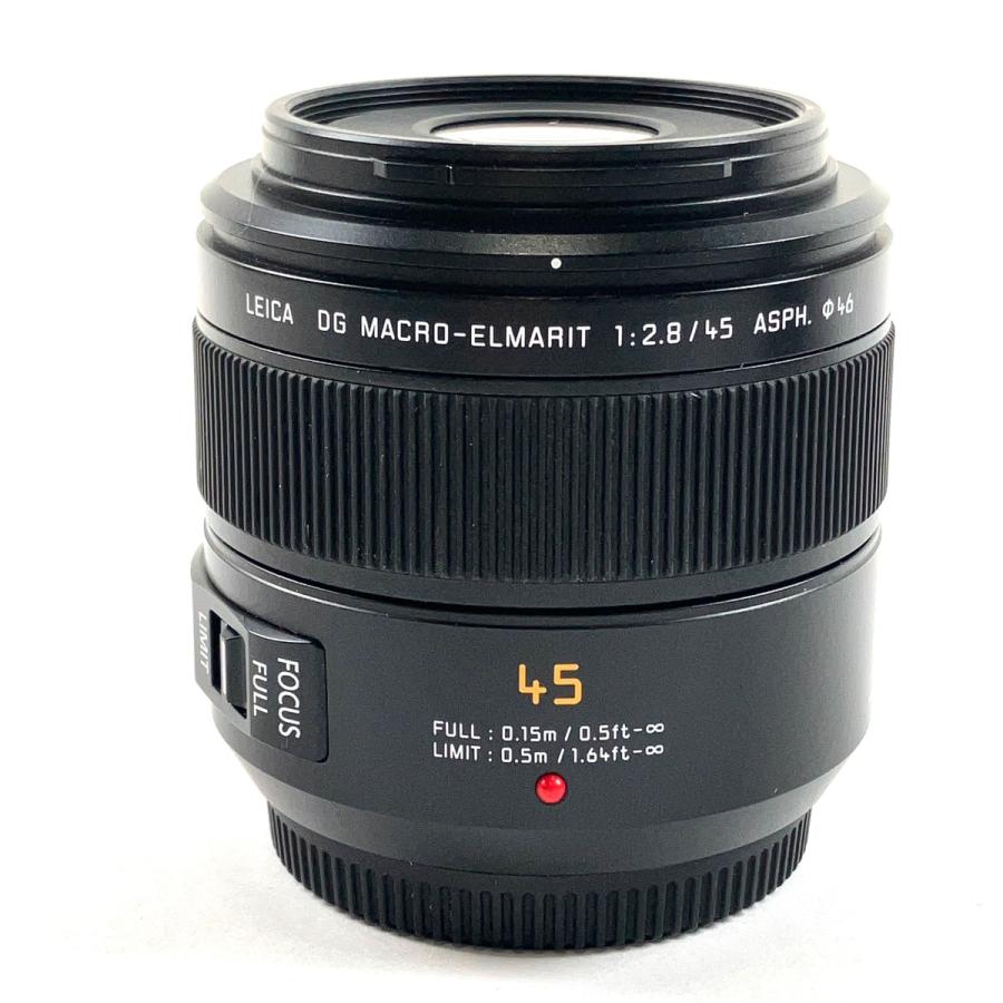 パナソニック Panasonic LEICA DG MACRO-ELMARIT 45mm F2.8 ASPH. MEGA O.I.S. H-ES045 一眼カメラ用レンズ（オートフォーカス ...
