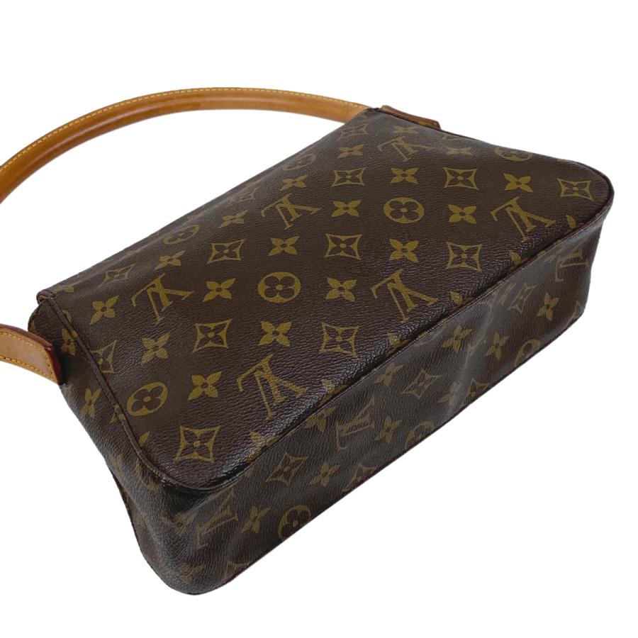 LOUIS VUITTON（ルイ・ヴィトン） ミニ ルーピング ワンショルダー ハンドバッグ ショルダーバッグ モノグラム ブラウン ...