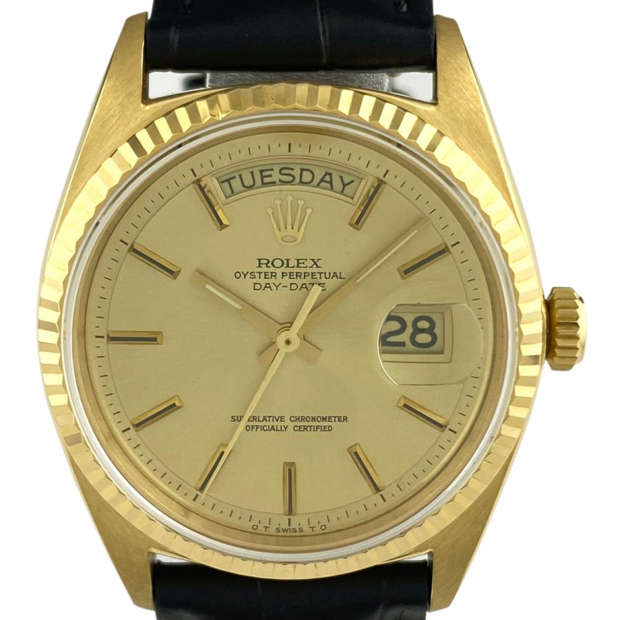 ロレックス ROLEX デイデイト 1803 腕時計 YG レザー 自動巻き シャンパンゴールド メンズ 中古 ラッピング可 : 1000074515034 : リユースセレクトショップバイ ...