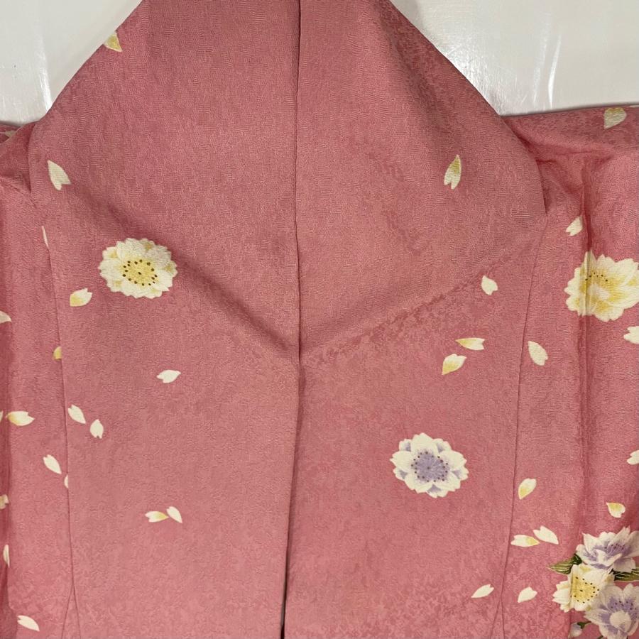 振袖 身丈157cm 裄丈65cm M 袷 桜 花びら 染め分け ピンク 正絹 美品 秀品 中古 : 1000075712401 : リユースセレクトショップバイセル Yahoo!店 - 通販 ...