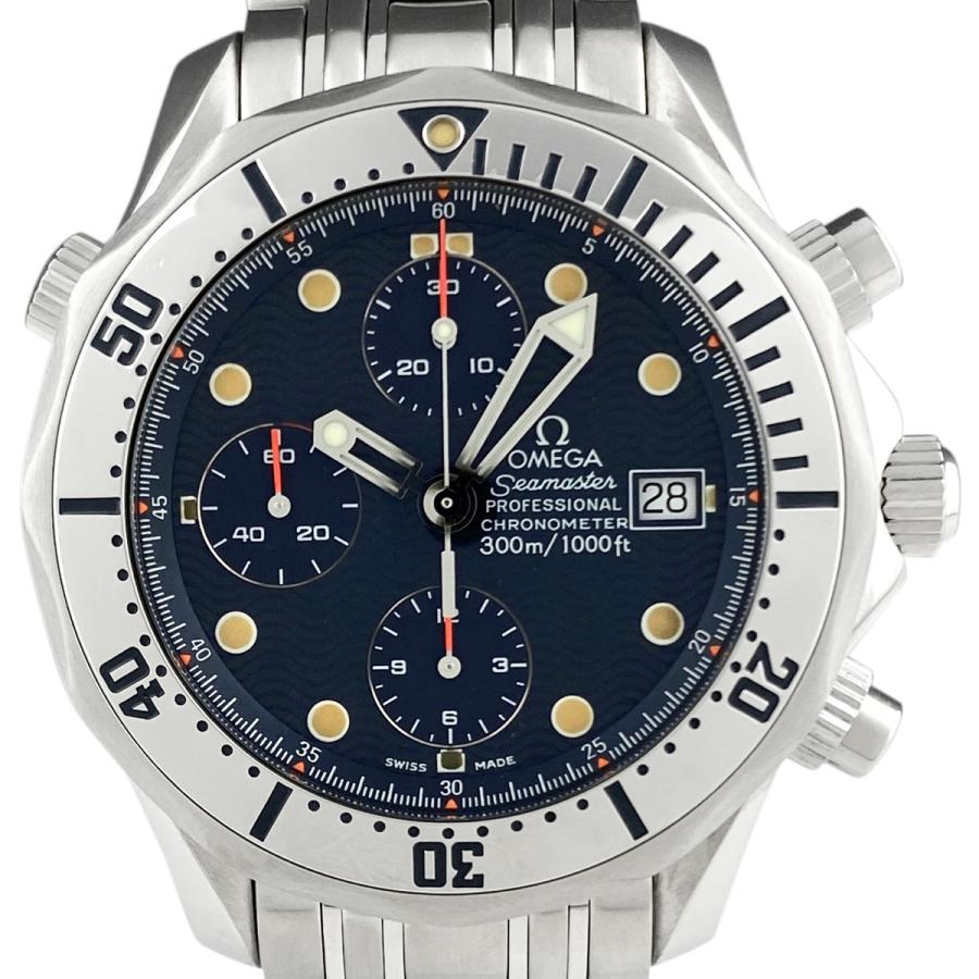 オメガ OMEGA シーマスター プロフェッショナル 300 2598.80 腕時計 SS 自動巻き ブルー メンズ 中古 ラッピング可 : 1000077038257 : リユースセレクト ...
