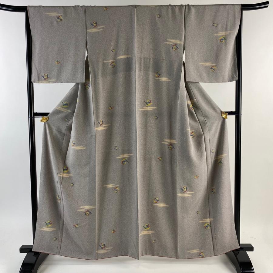 小紋 身丈163cm 裄丈66cm M 袷 薔薇 霞 金彩 灰紫 正絹 秀品 中古 : 1000078382779 : リユースセレクトショップバイセル Yahoo!店 - 通販 ...