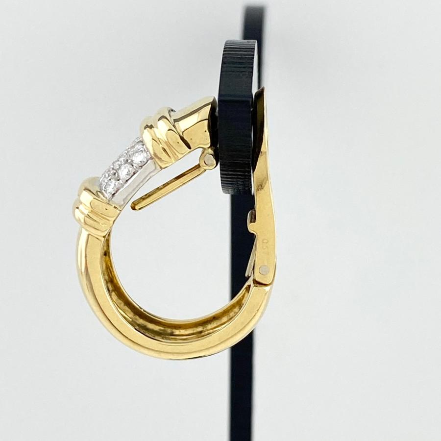 メレダイヤ デザインイヤリング YG イエローゴールド 2WAY ピアス イヤリング K18 ダイヤモンド レディース 中古 ラッピング可 : リユースセレクトショップバイセル Yahoo!店 ...