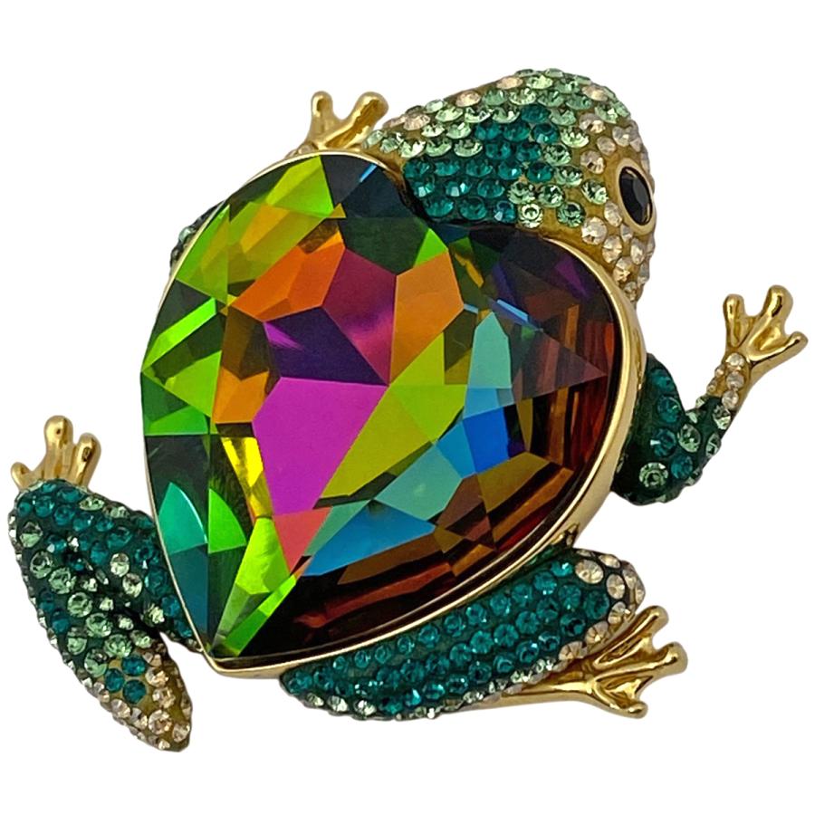 SWAROVSKI スワロフスキー カエルモチーフ ラインストーン SWAROVSKI スワロフスキー カエルモチーフ ラインストーン