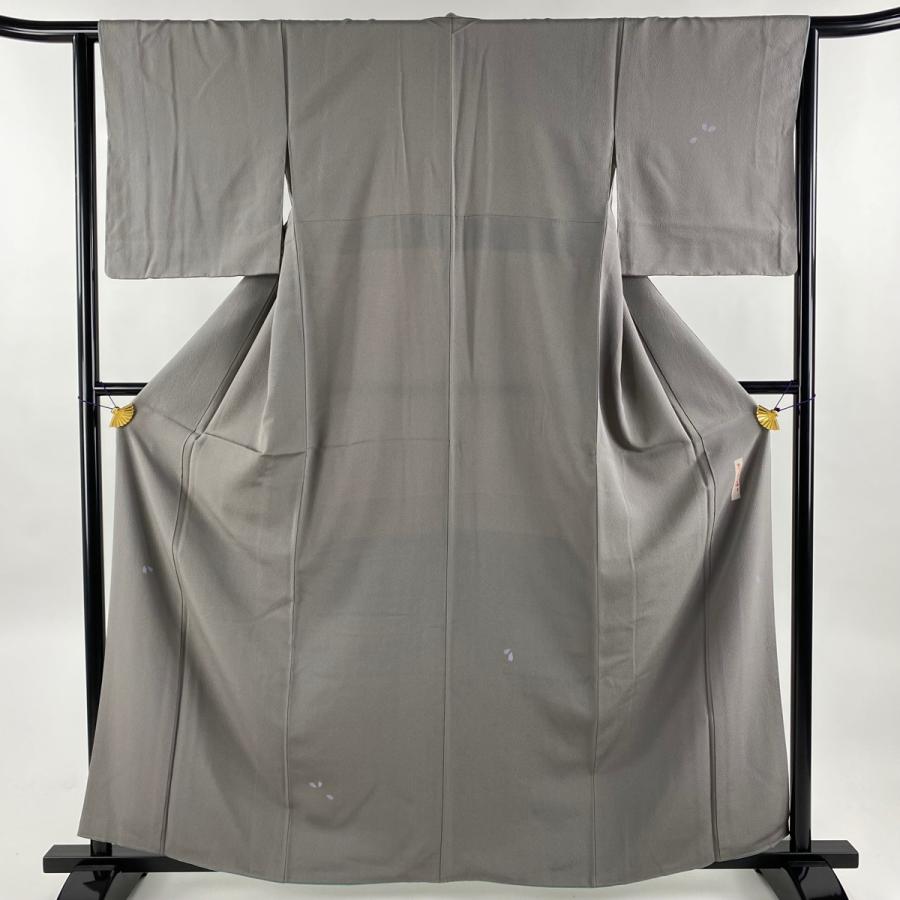 付下げ 身丈161cm 裄丈64cm M 袷 辻村ジュサブロー 落款あり 花びら 金彩 灰色 正絹 名品 中古 : リユースセレクトショップバイセル Yahoo!店 - 通販 - Yahoo ...