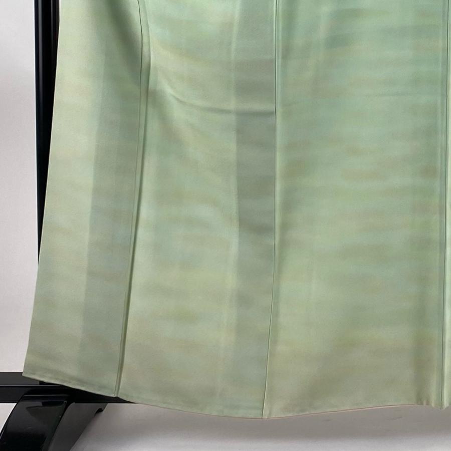 小紋 身丈161cm 裄丈64cm M 袷 本郷大田子 落款あり 霞 ぼかし 黄緑色 正絹 秀品 一つ紋 中古 : リユースセレクトショップバイセル Yahoo!店 - 通販 - Yahoo ...