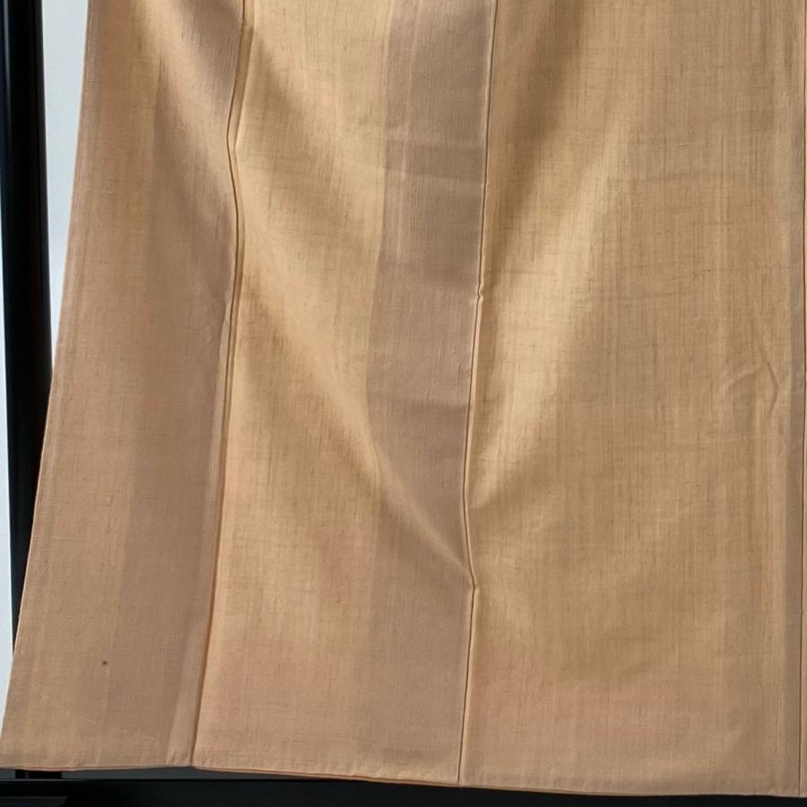 紬 身丈159cm 裄丈63.5cm S 袷 薄オレンジ 正絹 優品 中古 : リユースセレクトショップバイセル Yahoo!店 - 通販 - Yahoo!ショッピング