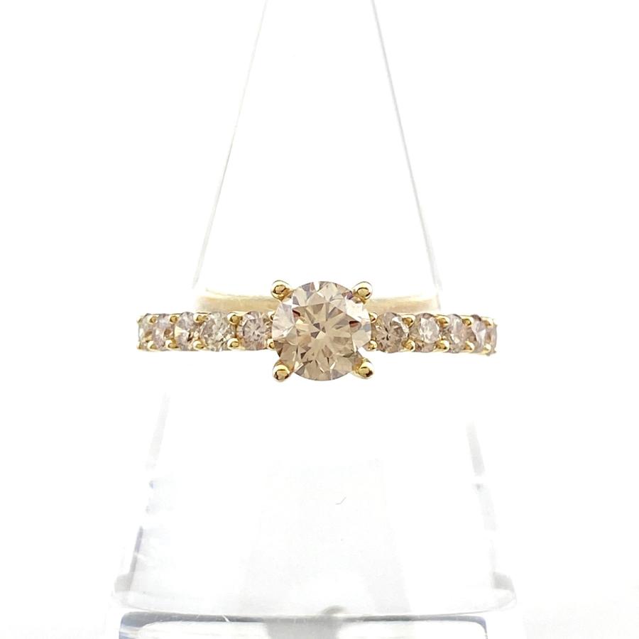 GSTV ダイヤモンド デザインリング YG イエローゴールド 指輪 メレダイヤ リング 16号 K18 レディース 中古 ラッピング可 : リユースセレクトショップバイセル Yahoo!店 ...