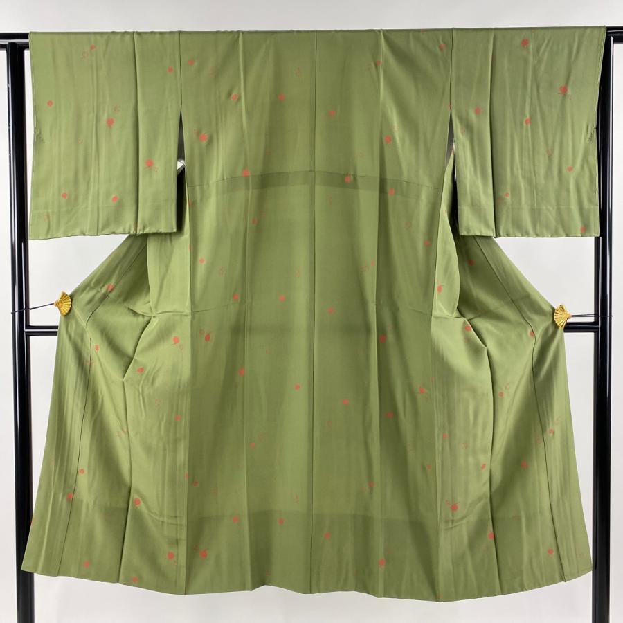 長襦袢 身丈129.5cm 裄丈62cm S 鈴 よもぎ色 正絹 美品 秀品 中古 : リユースセレクトショップバイセル Yahoo!店 - 通販 - Yahoo!ショッピング