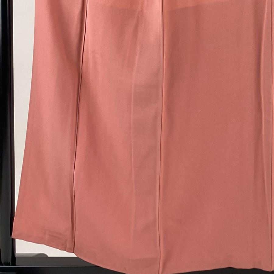 色無地 身丈156.5cm 裄丈62cm S 袷 ピンク 正絹 優品 一つ紋 中古 : リユースセレクトショップバイセル Yahoo!店 - 通販 - Yahoo!ショッピング
