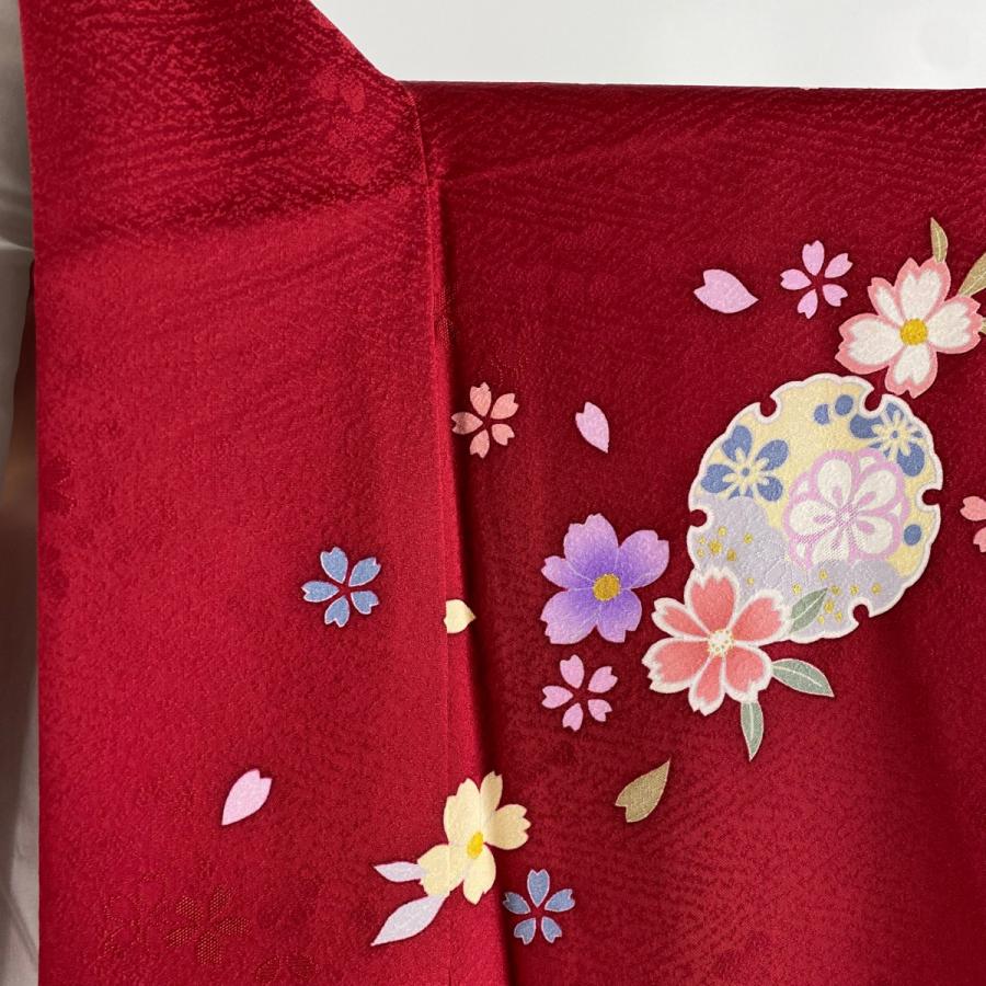 振袖 身丈159cm 裄丈69cm L 袷 袋帯フルセット 雪輪 草花 金彩 ぼかし 赤 正絹 美品 名品 中古 : リユースセレクトショップバイセル Yahoo!店 - 通販 - Yahoo ...