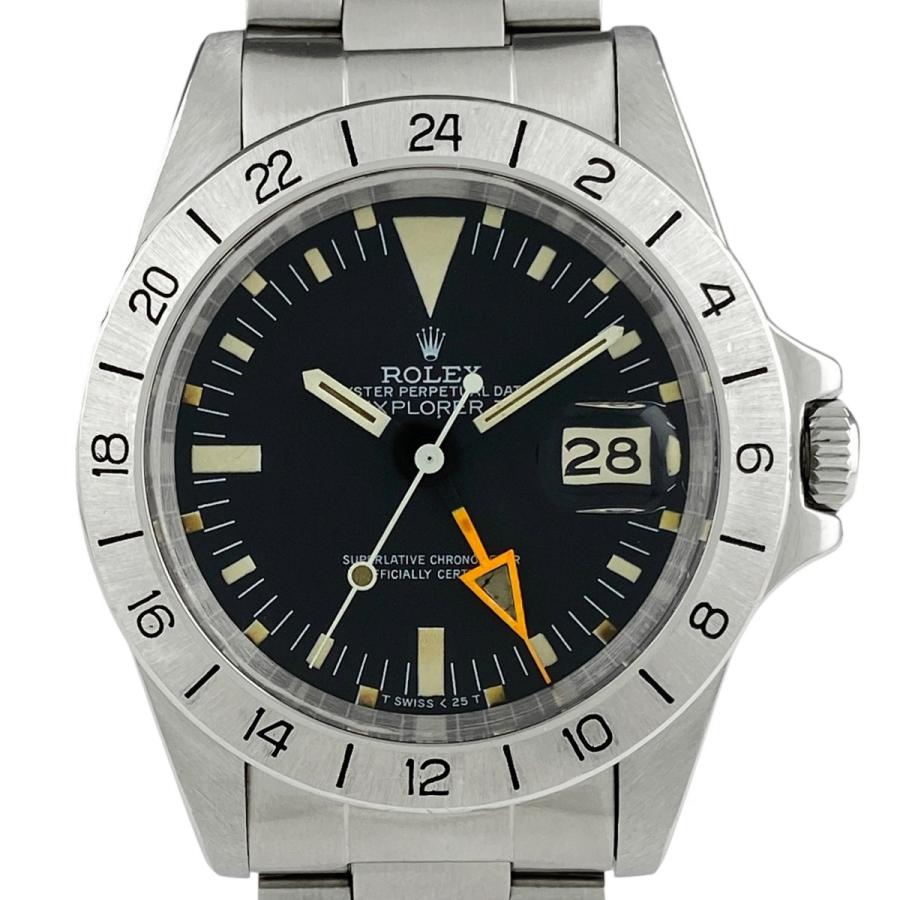 ROLEX OH済 保証書 ロレックス エクスプローラ 2 1655 腕時計 SS 自動巻き ブラック メンズ 中古 : リユースセレクトショップバイセル Yahoo!店 - 通販 ...