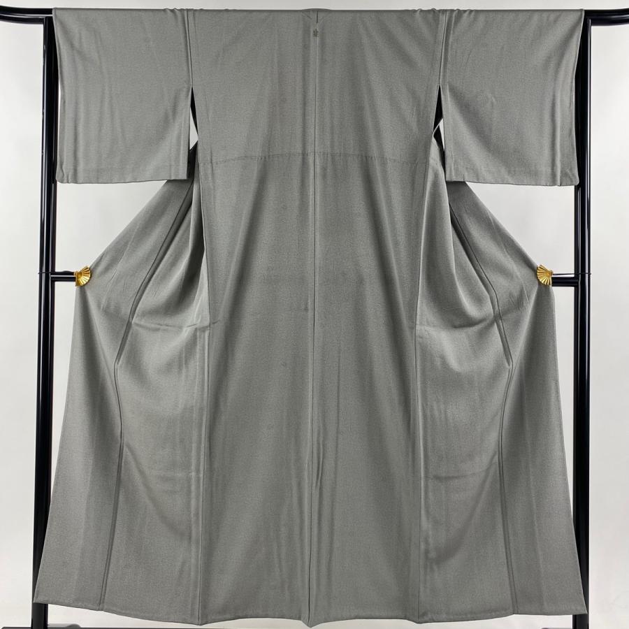 江戸小紋 身丈153cm 裄丈65cm M 単衣 落款あり 船形 灰色 正絹 美品 名品 一つ紋 中古 : リユースセレクトショップバイセル Yahoo!店 - 通販 - Yahoo!ショッピング