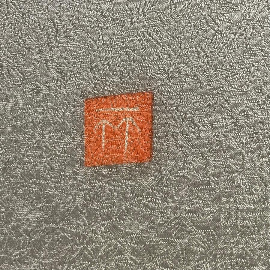 小紋 身丈164.5cm 裄丈64.5cm M 袷 久保田一竹工房 落款あり 地紋 銀通し ぼかし 薄緑 正絹 逸品 中古 : リユースセレクトショップバイセル Yahoo!店 - 通販 ...