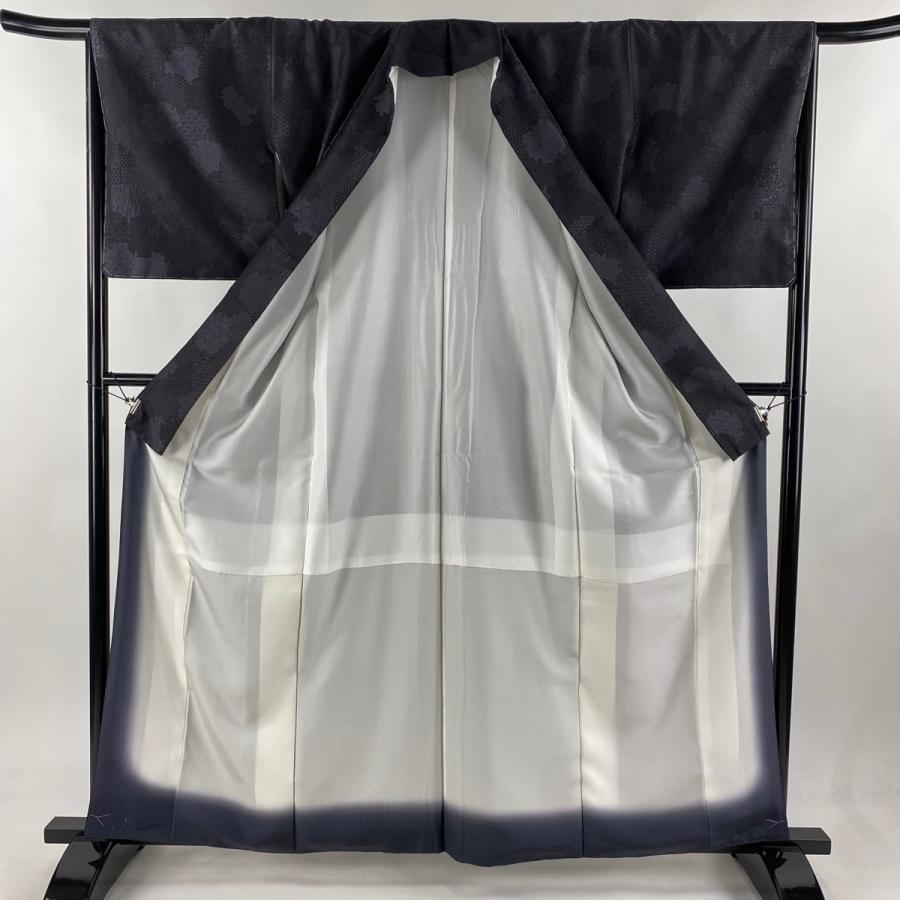 お召 身丈162.5cm 裄丈65cm M 袷 雪輪 江戸小紋柄 濃紫 正絹 美品 逸品 中古 : リユースセレクトショップバイセル Yahoo!店 - 通販 - Yahoo!ショッピング