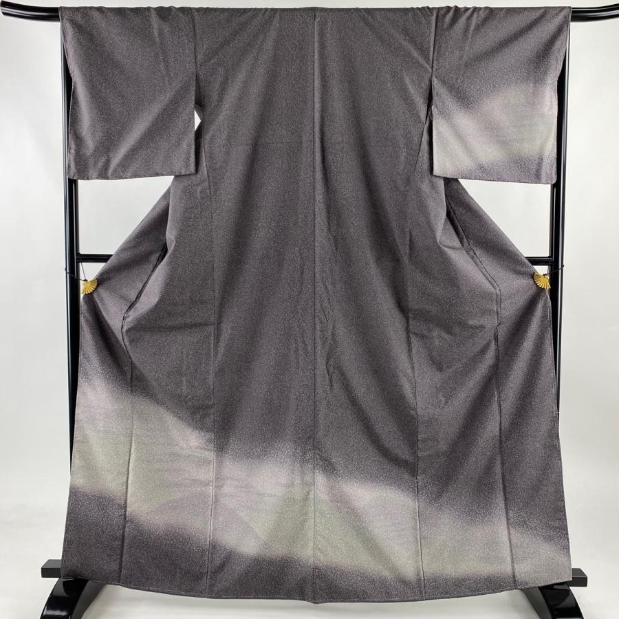 付下げ 身丈164cm 裄丈67cm M 袷 大島紬地 証紙あり 山 霞 ぼかし 灰紫 正絹 美品 名品 中古 : リユースセレクトショップバイセル Yahoo!店 - 通販 - Yahoo ...