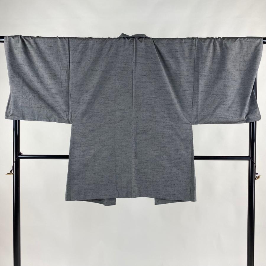 男着物 身丈90cm 裄丈74cm L 紬地 羽織 灰色 正絹 名品 中古 : リユースセレクトショップバイセル Yahoo!店 - 通販 - Yahoo!ショッピング