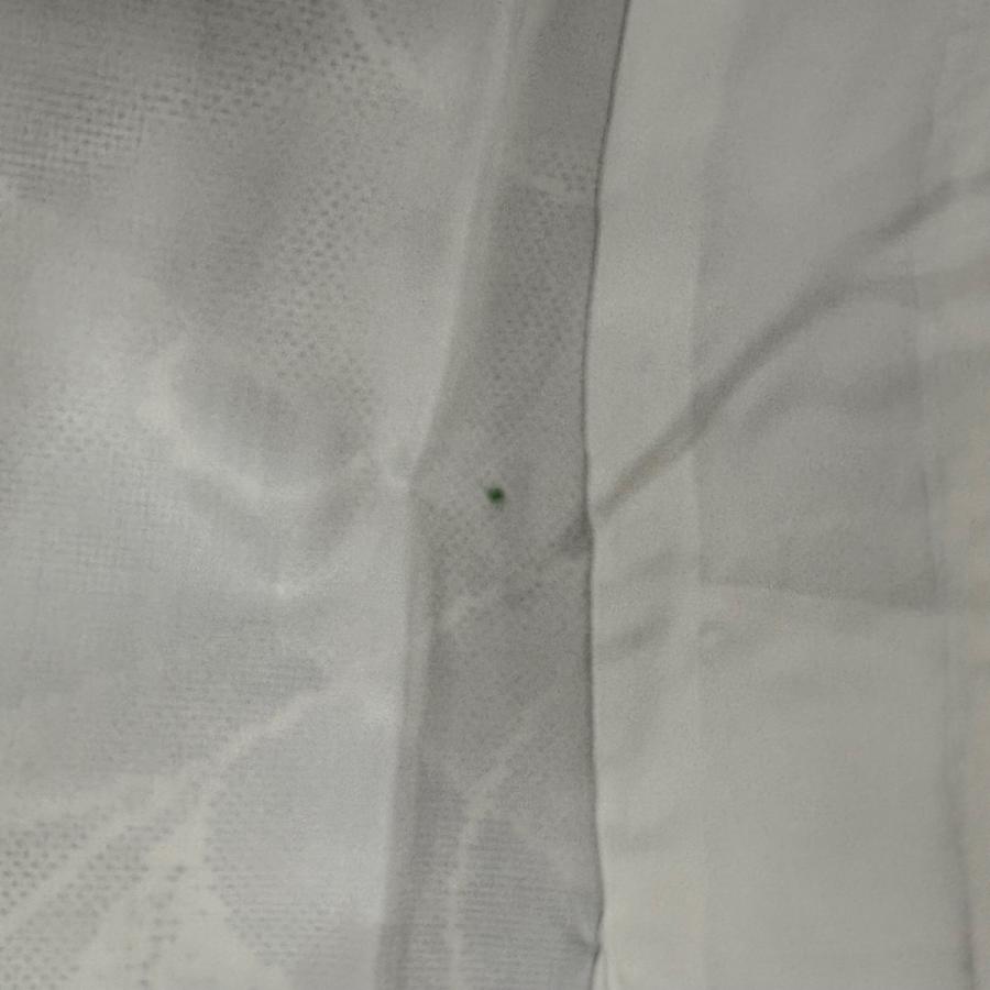 美品 紬 身丈167cm 裄丈67.5cm L 袷 唐草 幾何学模様 灰白 正絹 秀品 中古 : リユースセレクトショップバイセル Yahoo!店 - 通販 - Yahoo!ショッピング