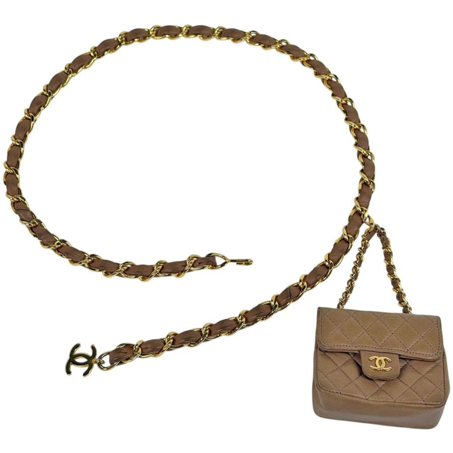 CHANEL（シャネル） ココマーク チェーン ベルト マトラッセ バッグ