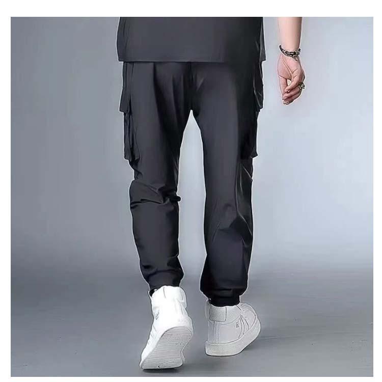 メンズ 夏 接触冷感 カジュアルパンツ 無地 冷感パンツ 薄手 L〜8XL！カーゴパンツ ストレッチ ロングパンツ 6ポケット ジョガーパンツ イー : ヘルシーライフスタイル - 通販 ...