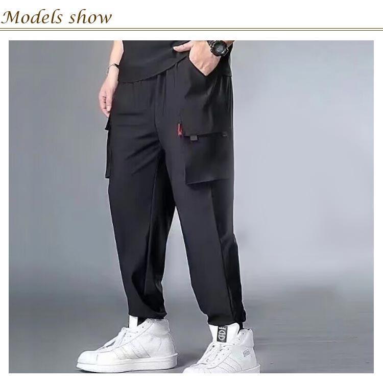 超大きいサイズ L-8XL！接触冷感 カーゴパンツ メンズ ロングパンツ 無地 夏 薄手 アイスシルク 涼感 ワークパンツ ジョガーパンツ 作業着 ひ : ヘルシーライフスタイル - 通販 ...