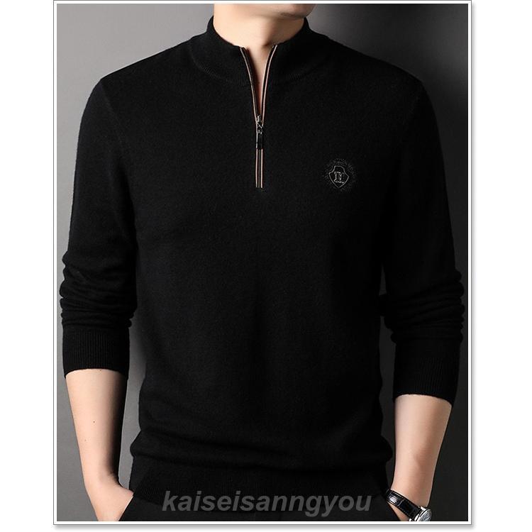 セーター メンズ ウール100%「高品質」ハーフジップ ニット 大きいサイズも充実 40代 50代 : ks-abm-tp337 : ヘルシーライフスタイル - 通販 - Yahoo!ショッピング