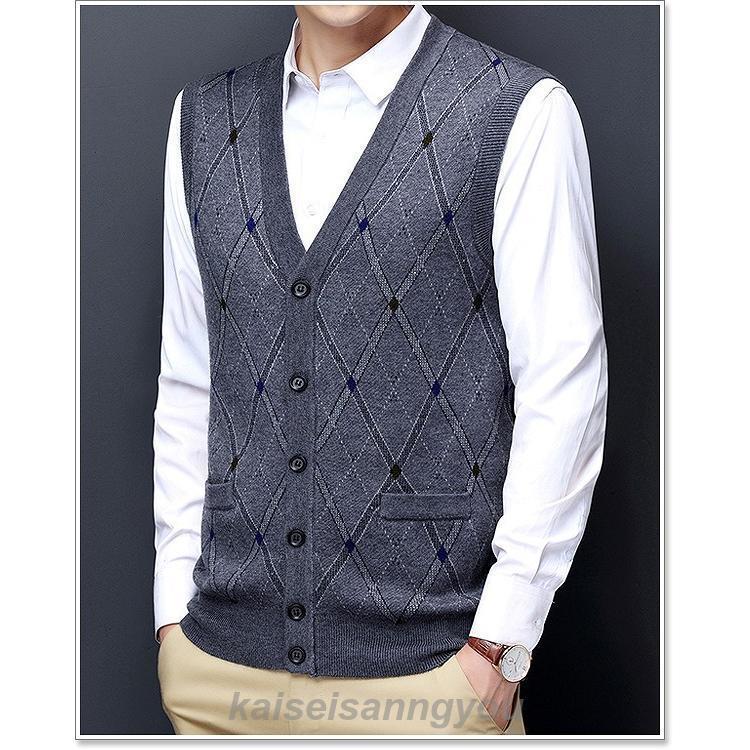 ニットベスト メンズ ベスト ニット ウール ビジネス ブランド 春 秋 冬 前開き Vネック多数 40代 50代 : ks-abm-tp589 : ヘルシーライフスタイル - 通販 ...