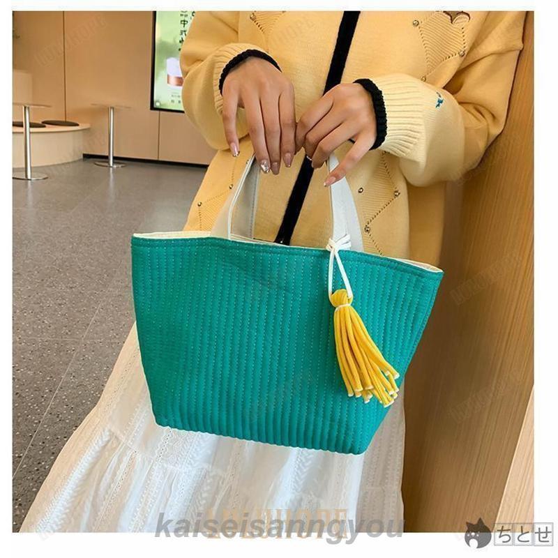 トートバッグ ヌビバッグ イブルバッグ ショルダーバッグ ハンドバッグ レディース 鞄 カバン 大容量 大きい シンプル 無地 布 かわいい おしゃれ : ks-b23-bagl422 ...