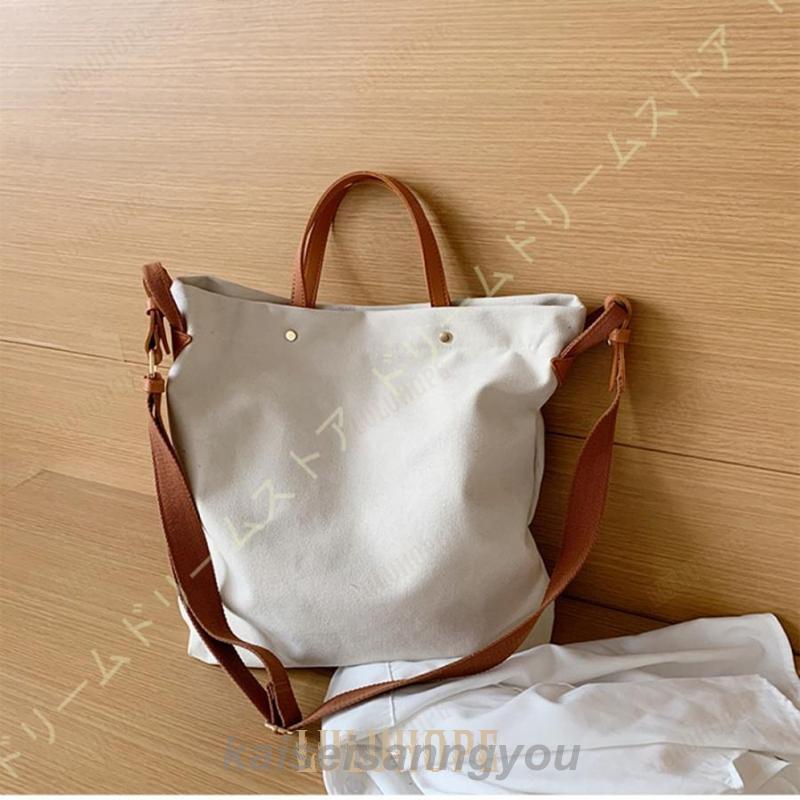 トートバッグ キャンバス 2way 大容量 かわいい オールシーズン おしゃれ 帆布 たっぷり収納 軽い 斜め掛け 通勤バッグ お着替えバッグ ファスナー付き 大きめ : ks-b23 ...