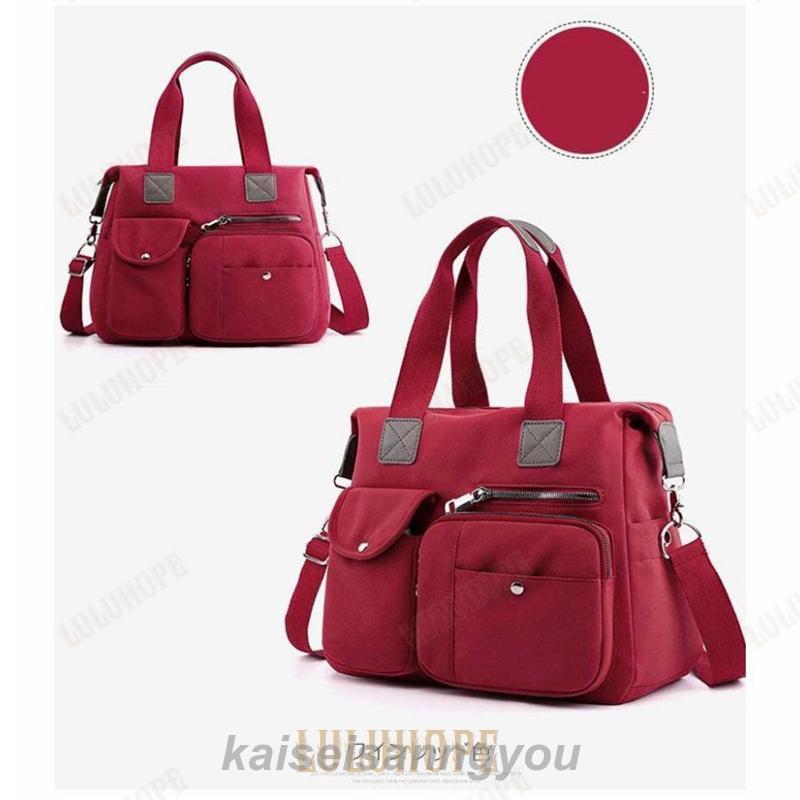 ショルダーバッグ レディース メンズ ハンドバッグ ナイロン 多機能 通勤バッグ ファスナー ポケット キャリーオンバッグ 斜めがけ ママバッグ : ks-b23-bagl60 : ヘルシー ...