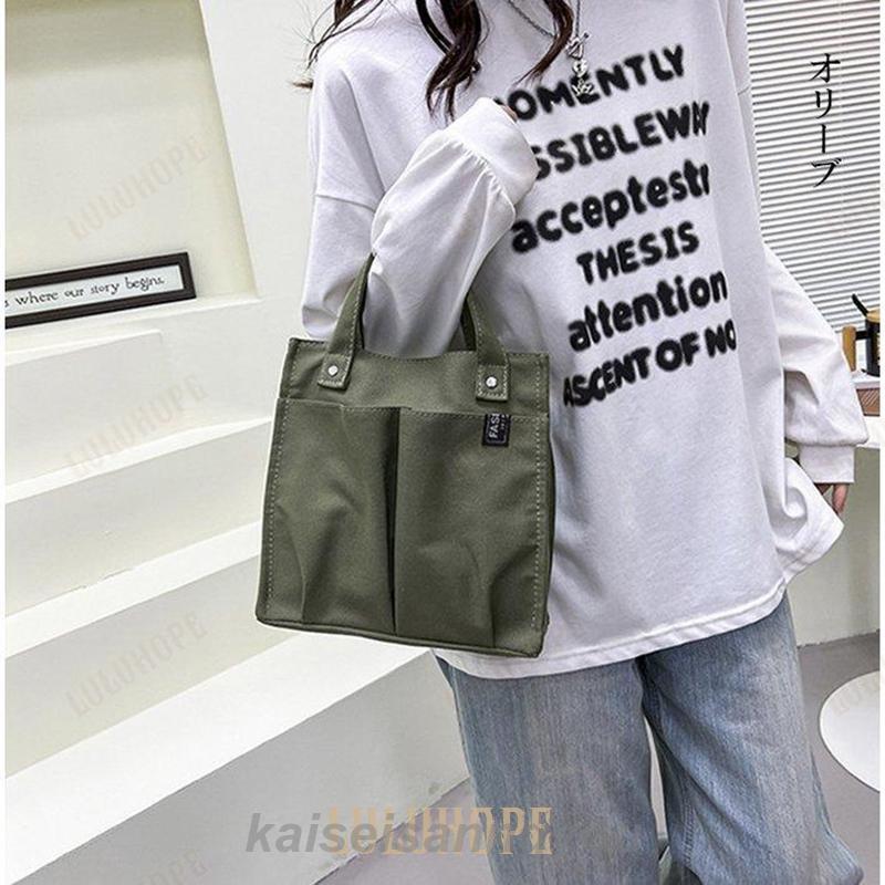 トートバッグ レディース 小さめ キャンバス 軽い 小さめ 通勤 通学 a4 ポケット付き ミニ ブランド 布 ミニバッグ 大容量 軽量 丈夫 ランチバッグ 無地 : ks-b23 ...