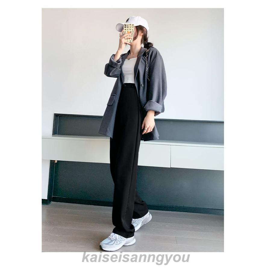 ワイドパンツ レディース ガウチョパンツ 裏起毛 ズボン ボトムス ハイウエスト 無地 ビジネス カジュアル ゆったり 着痩せ 通勤通学 おしゃれ : ks-b23-blaf136 ...