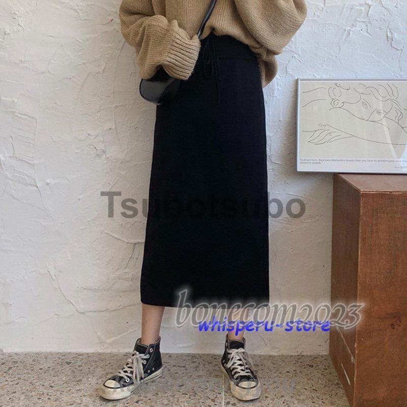 スカート レディース タイトスカート マキシスカート 秋冬 ロング丈 ロングスカート黒 ウエストゴム 大人 代 代 代 通勤 : ks-b23-blaf195 : ヘルシーライフスタイル ...