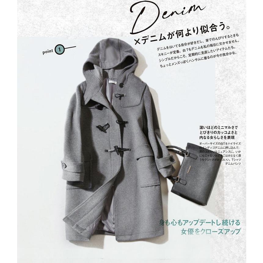 ウール100%コート ダッフルコート レディース ステンカラーコート