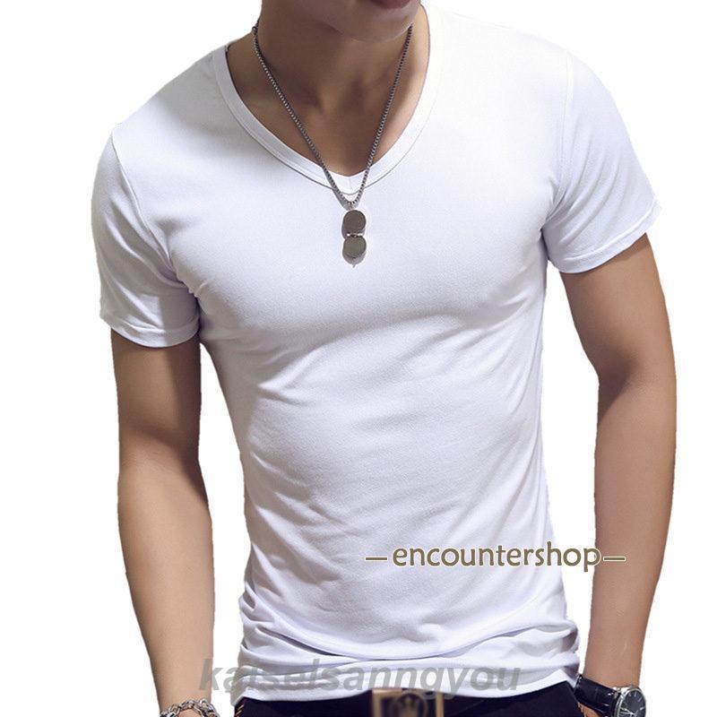 Tシャツ インナー 半袖 2type Vネック 丸首 クルーネック インナーシャツ 無地 クール ドライ シャツ 吸汗 速乾 肌着 下着 大きいサイズ : ヘルシーライフスタイル - 通販 ...