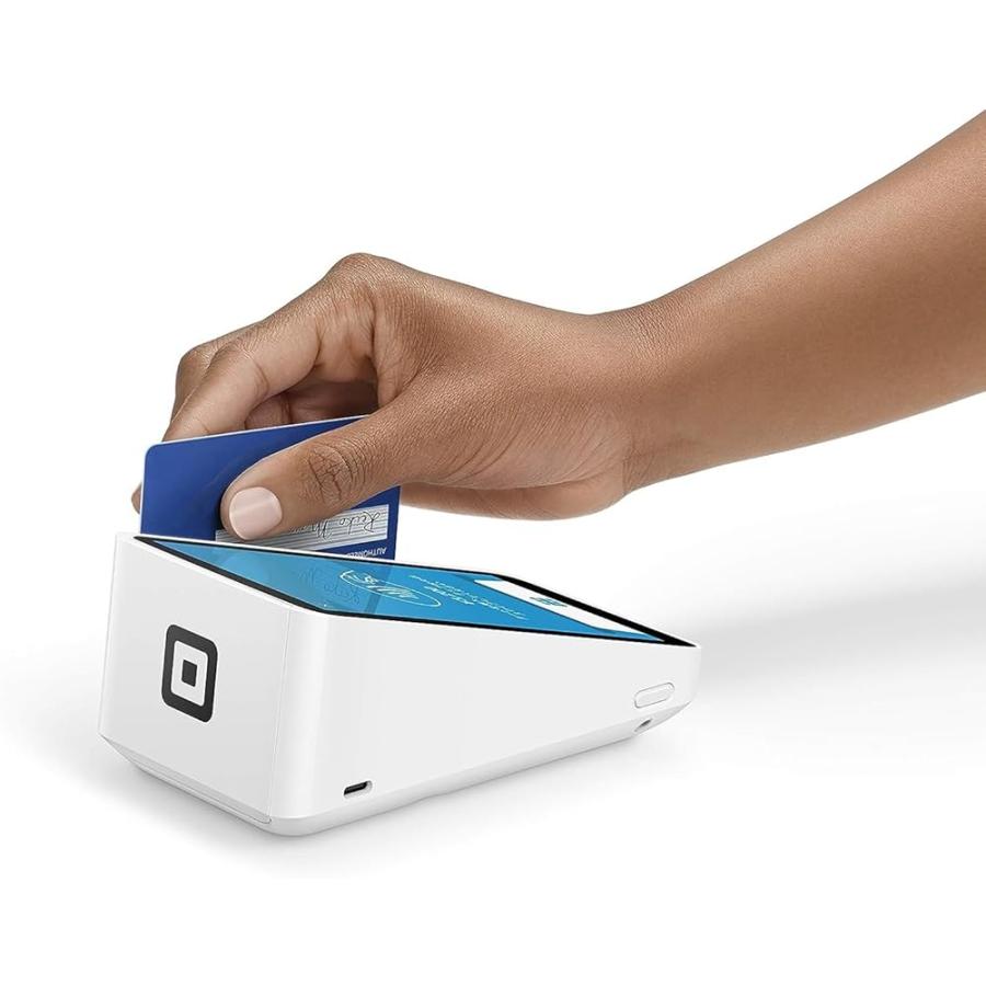 Square ターミナル|プリンター内蔵型、キャッシュレス決済端末|ポータブルPOS端末 ホワイト / A-SKU-0609 : 快適NETショップ - 通販 - Yahoo!ショッピング