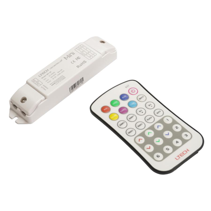 LTECH Miniシリーズ RGB Controller M3-3A (M7) RF リモコン調光器 : Kaito Shop - 通販 ...