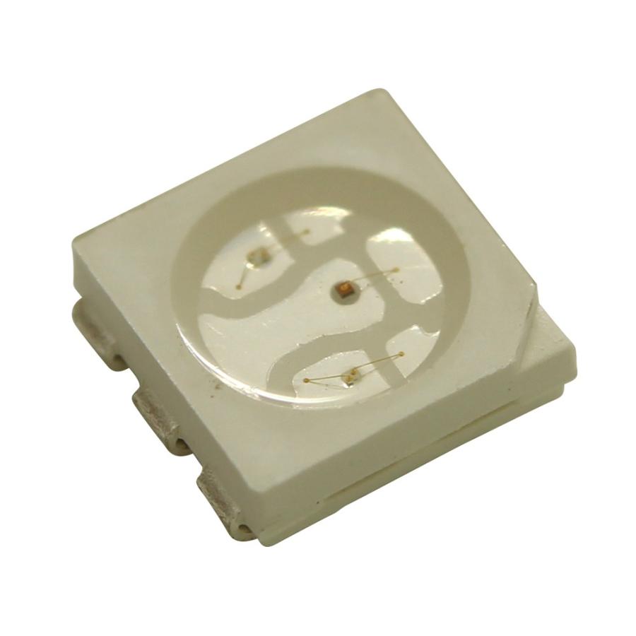 LEDチップ SMD 5050 3チップ 緑色 グリーン 電子工作 DIY 3.0V-3.2V 517.5nm-520nm 2200mcd ...