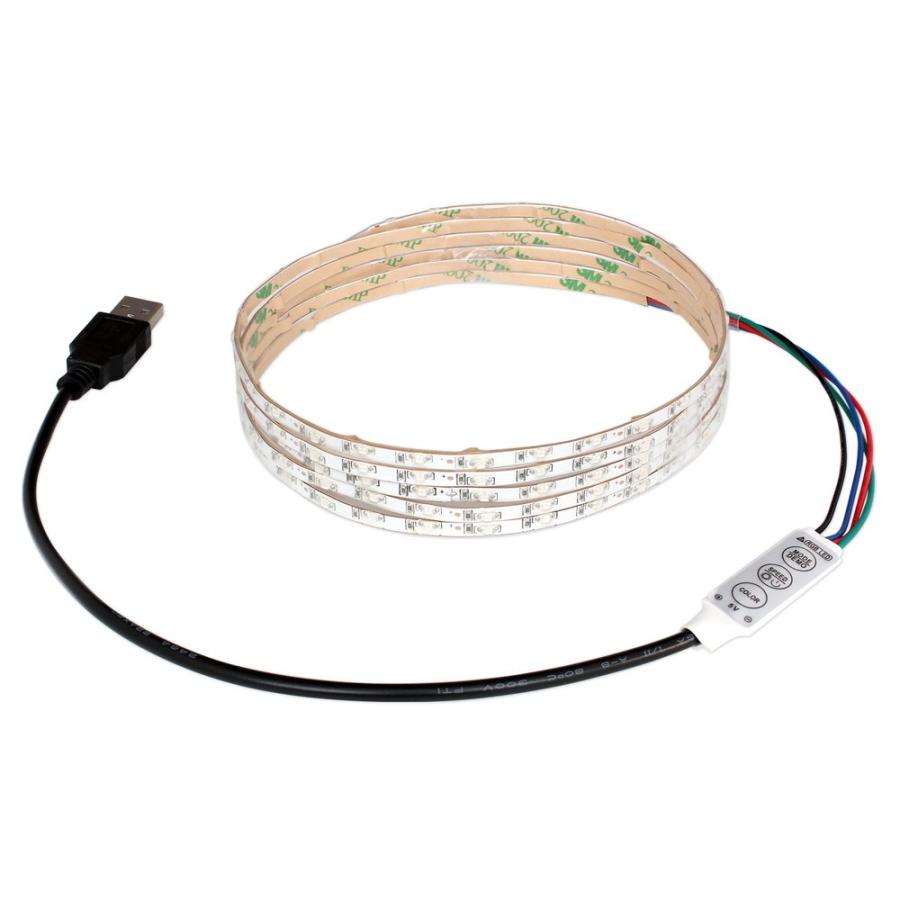 USB 流れるLEDテープライト 防水 1206 SMD 白ベース 2m DC5V コントローラ一体型 : Kaito Shop - 通販 - Yahoo!ショッピング